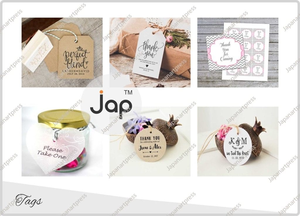Wedding Tags - Japan Art Press