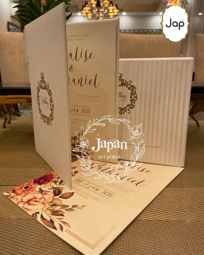 Booklet Wedding Invitations Card - Japan Art Press
