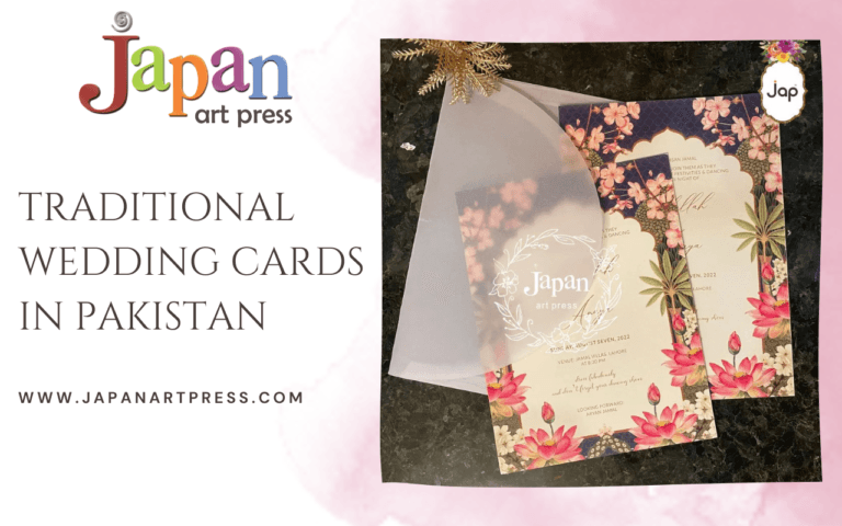 Traditional Wedding Cards In Pakistan | Japan Art Press